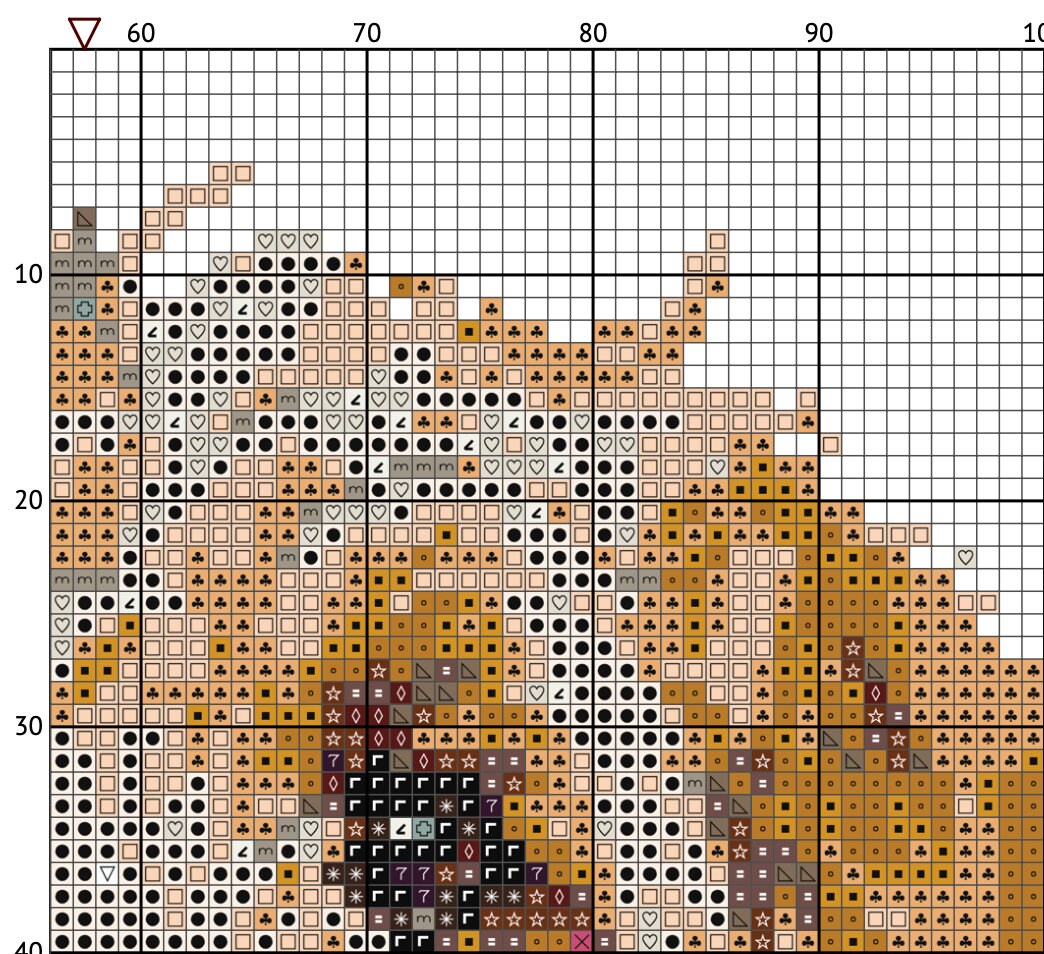 Goldendoodle - Cross Stitch Pattern - Dog - Golden - Doodle - Golden ...