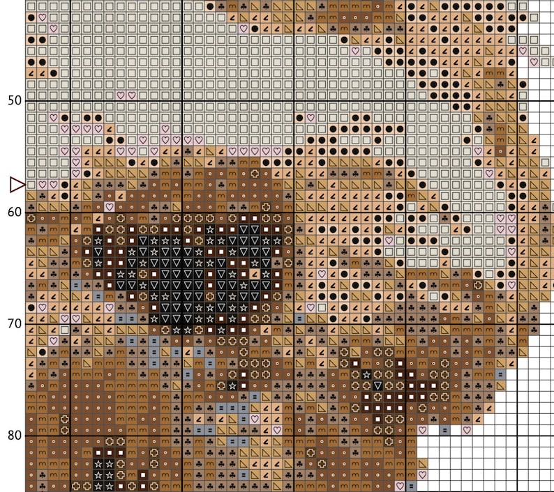 Goldendoodle - Cross Stitch Pattern - Dog - Golden - Doodle - Golden ...