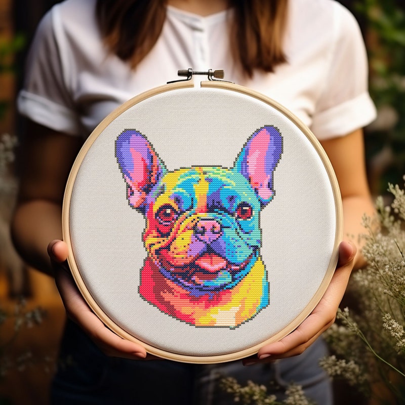 French Bulldog Pattern - Etsy