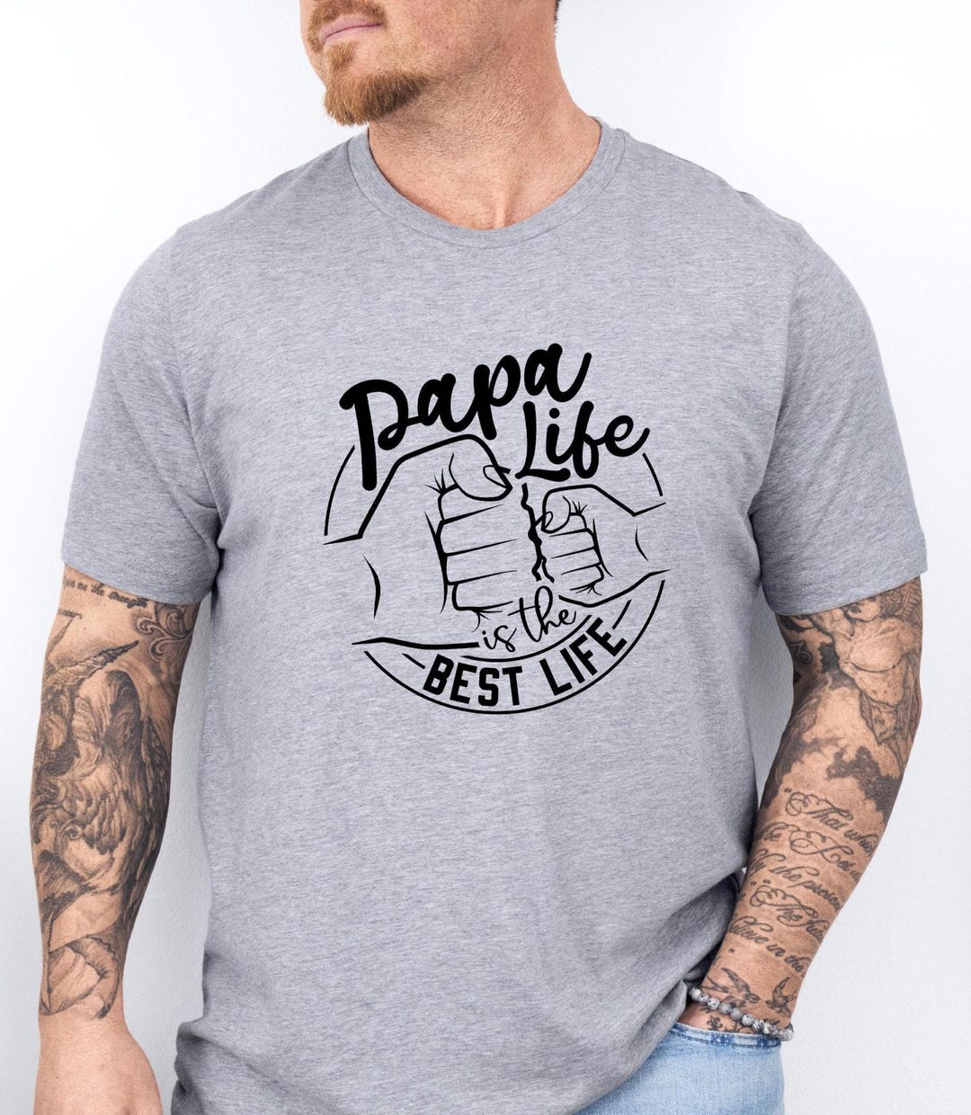 Papa Shirt, Papa Life is the Best Life T-shirt, Best Papa Ever Shirt ...