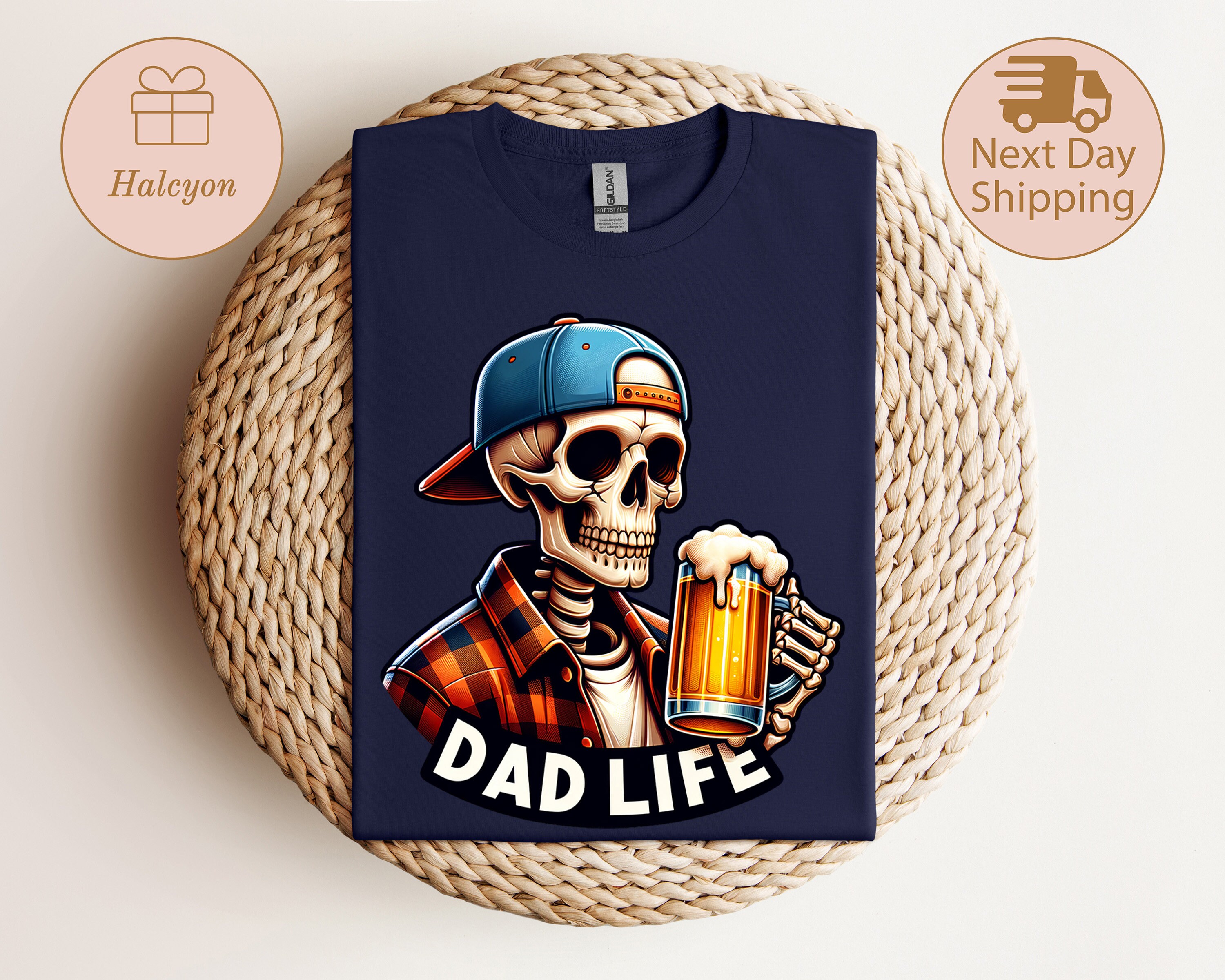 Dad Life Skeleton Shirt, Funny Dad Shirt, Skeleton Shirt, Father's Day ...