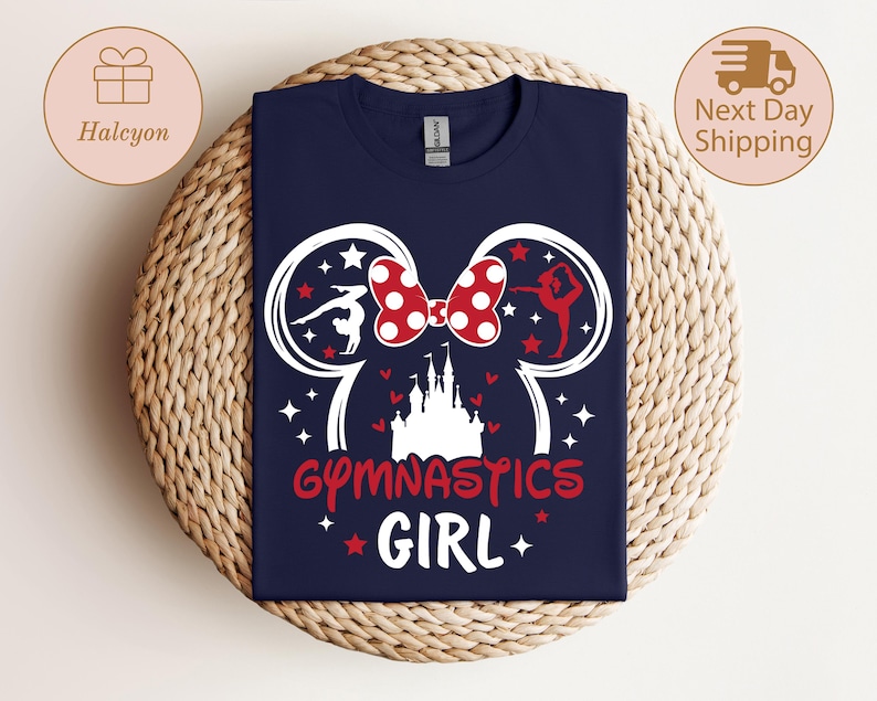 Minnie Mouse Gymnastic Girl T-shirt, Cute Gymnastic Tshirt, Disney ...
