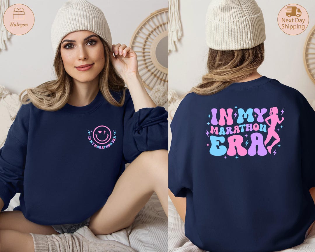 In My Marathon Era Sweatshirt, Athlete Sweatshirt, Runner Era Hoodie ...