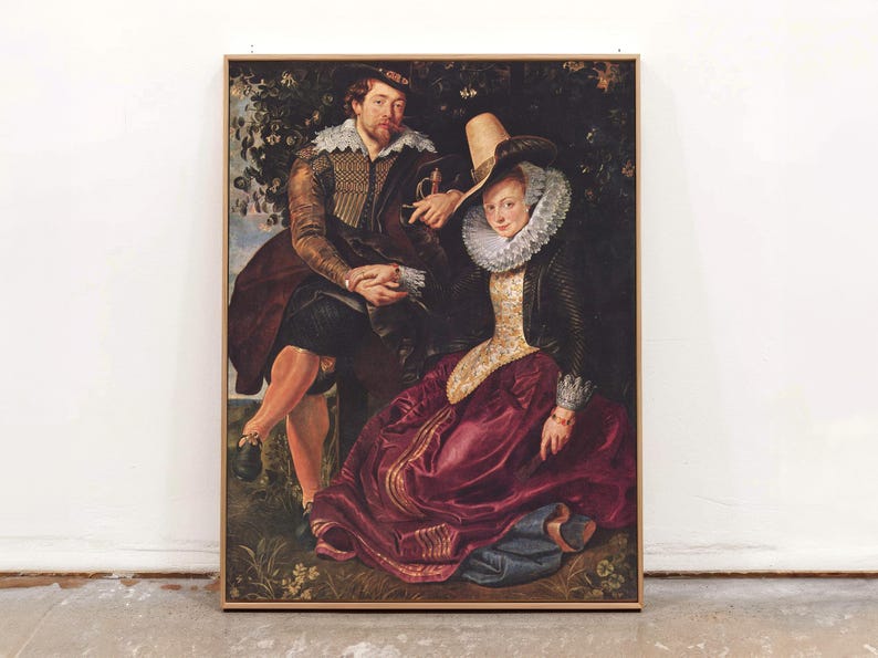 Peter Paul Rubens Honeysuckle Bower Canvas Wall Art, Rubens and ...