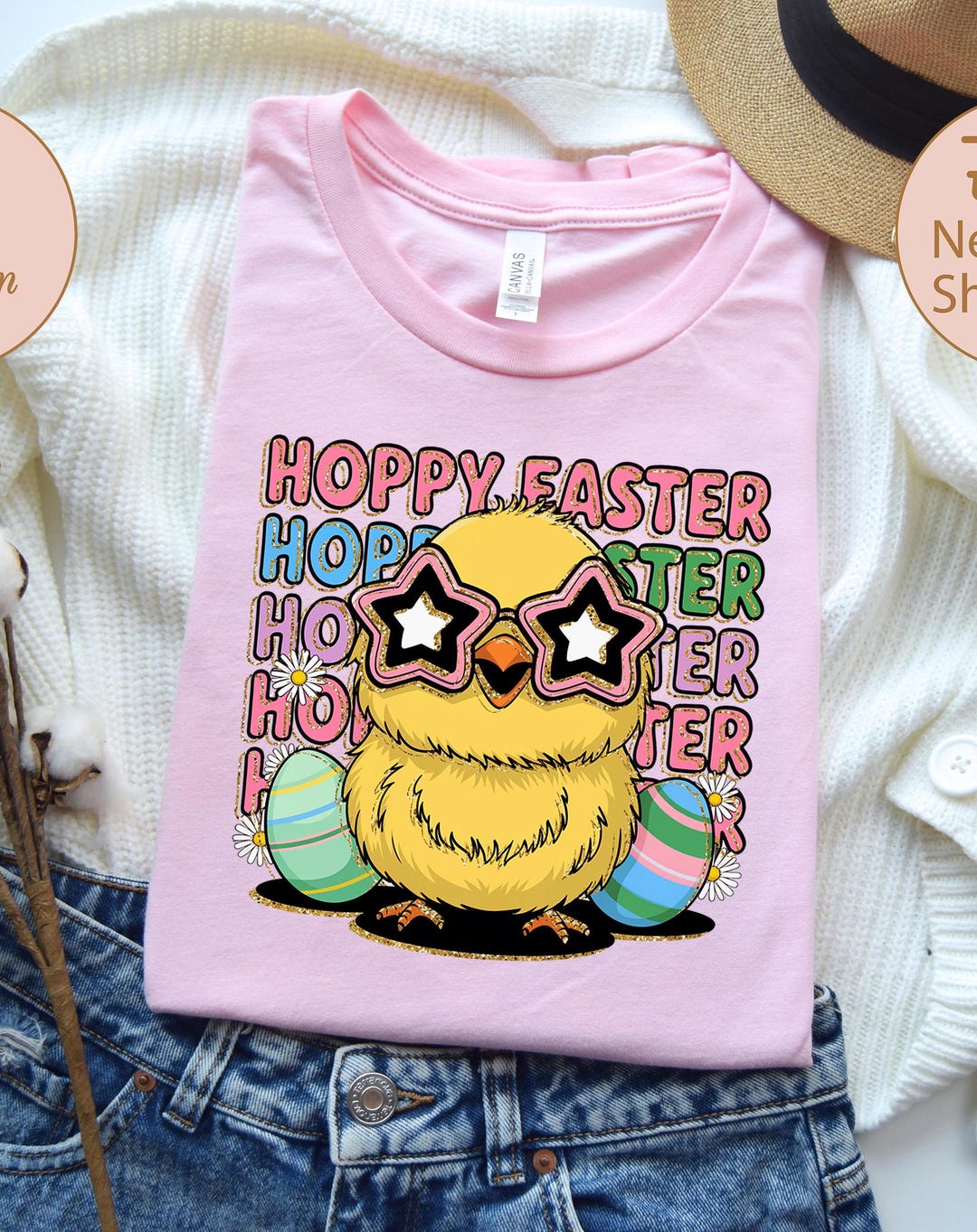 Hoppy Easter T-shirt, Funny Easter Chick Shirt, Easter Kids Shirt ...