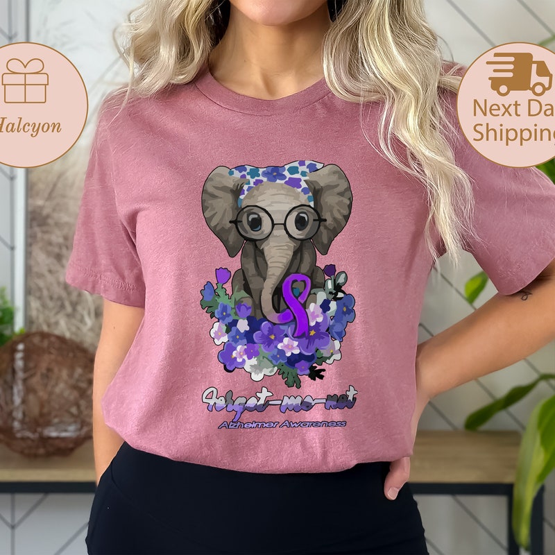 Forget Me Not Elephants - Etsy