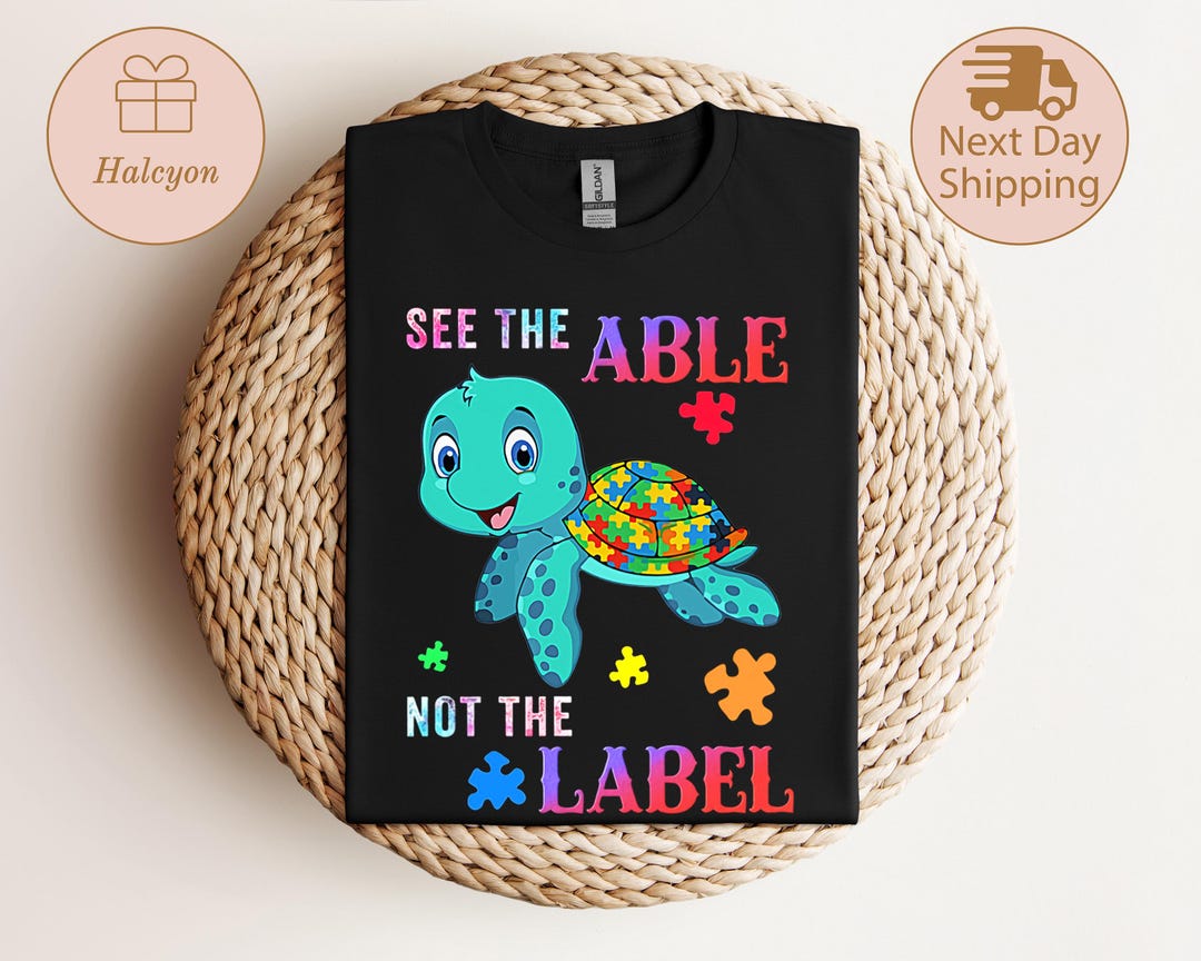 See the Able Not the Label T-shirt, Autism Awareness Shirt, Puzzle ...