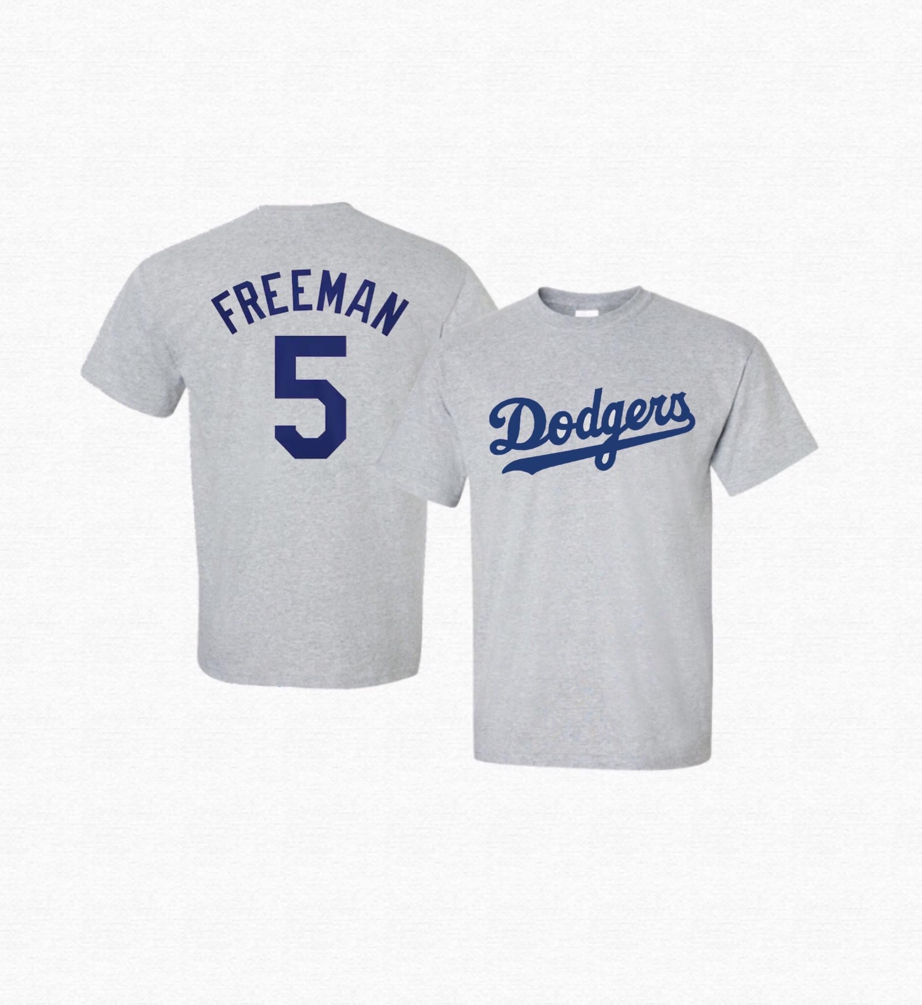 Dodgers T-shirt, Freddie Freeman T-shirt, Dodgers Tee, Freeman Shirt ...