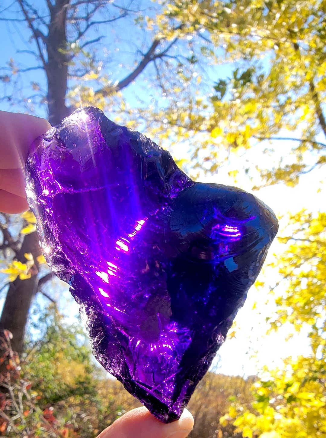 Deep Space Violet Plasma Andara . Darkest Purple . 114 Grams - Etsy