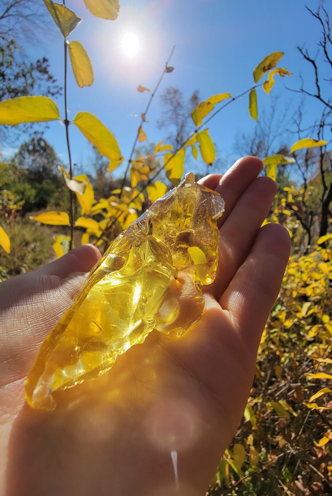 Apollo Sunray Andara . Golden Yellow Light Ray! . 66 Grams - Etsy