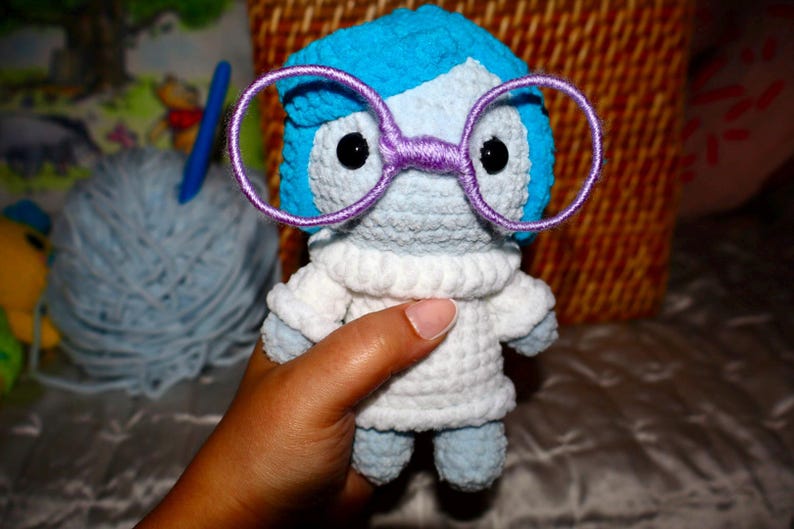 Handmade Inside Out Crochet Plush Set – Collectible Pixar Inspired ...