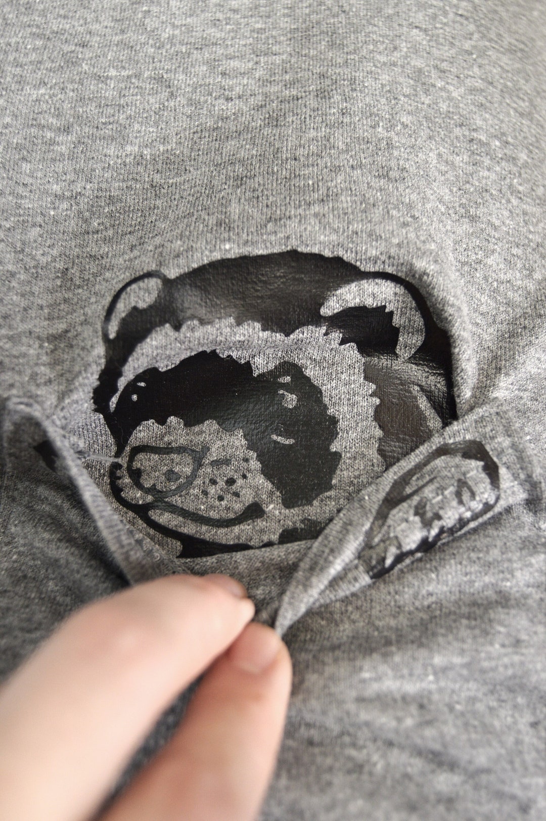 Ferret Peek-a-boo Pocket T-shirt - Etsy