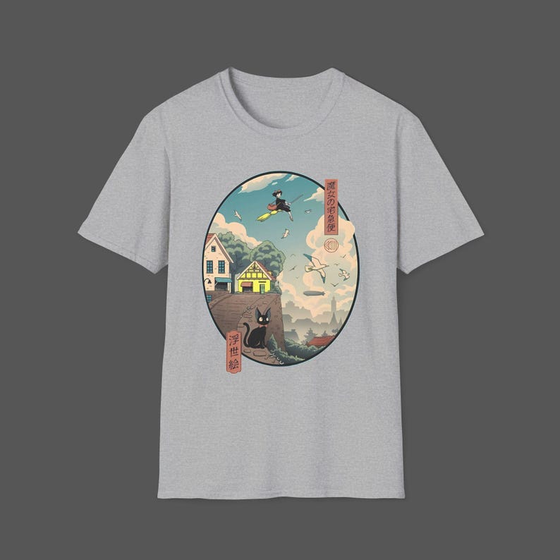 Kiki's Delivery Service Graphic Shirt, Studio Ghibli Sweatshirt, Hayao ...