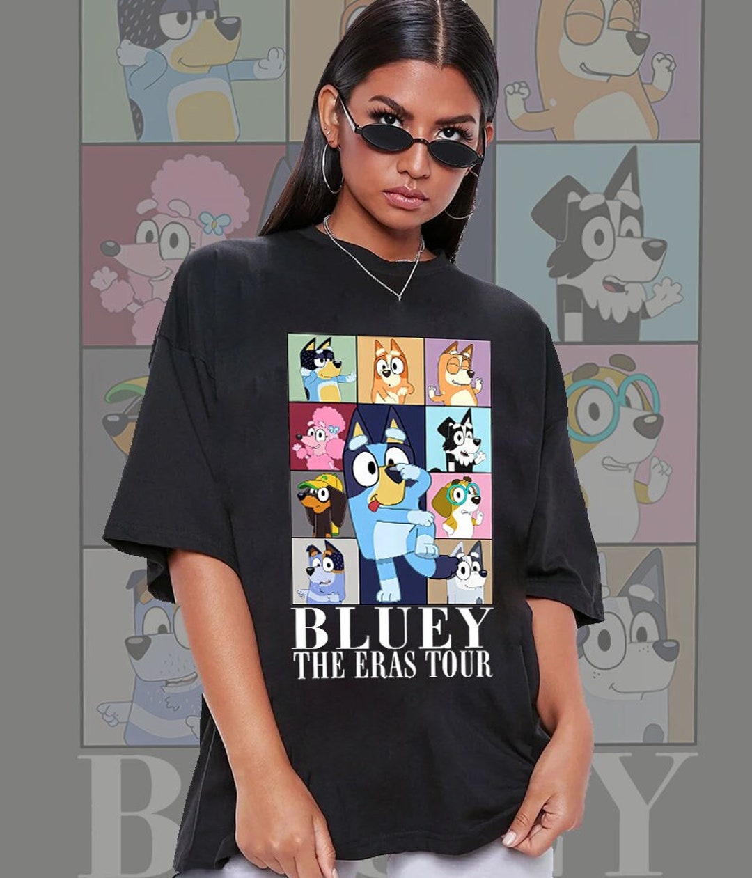 Bluey the Eras Tour Shirt, Bluey Bingo Eras Tour Shirts Sweatshirt ...