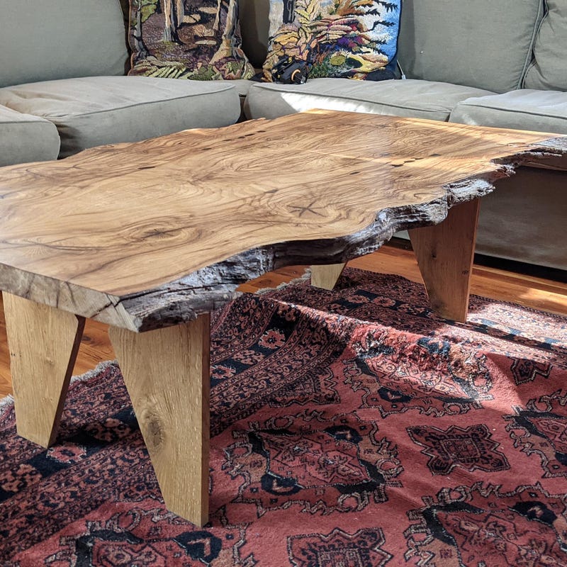 Bookmatched Table - Etsy