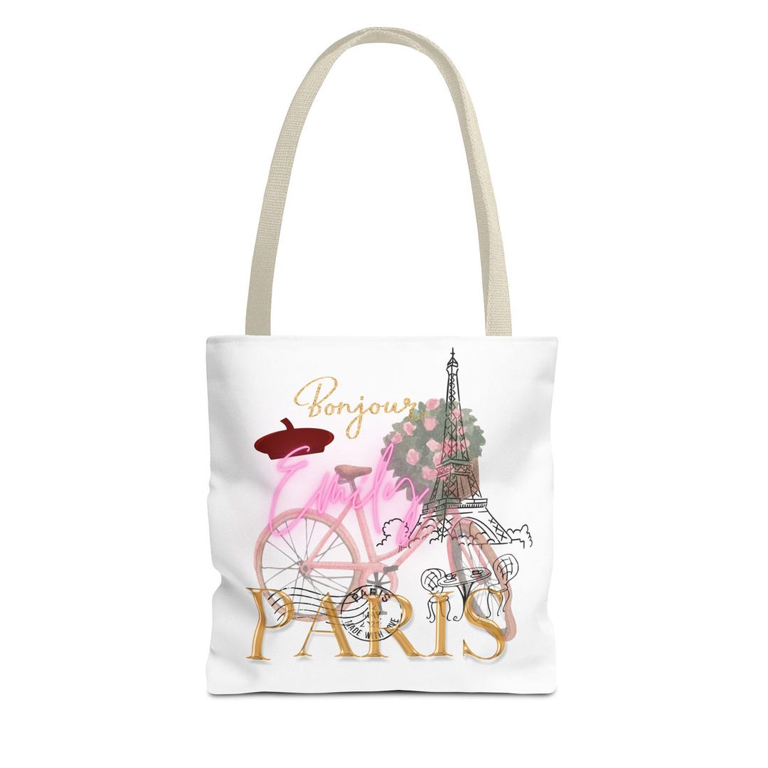 Paris Lover Tote Bag - Emily in Paris Romantic Design, Gift for Her ...