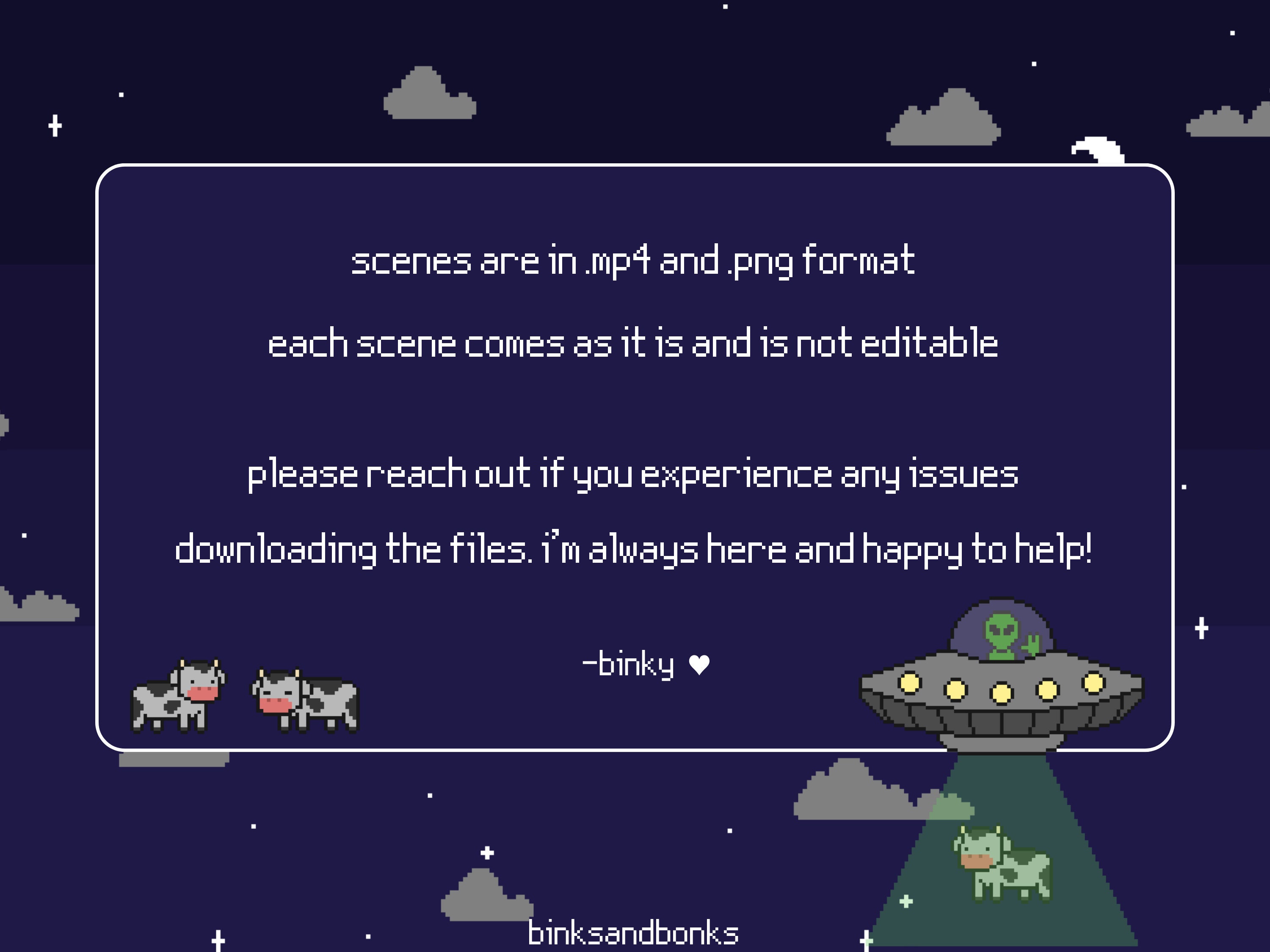 Alien Abduction Animated Stream Scenes | Pixel Art Graphics for Twitch ...