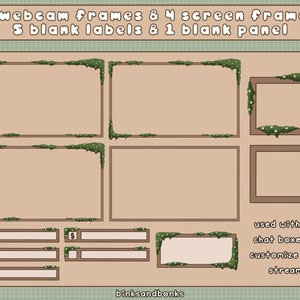 Fairy Cats Stream Package | Animated Twitch Overlays | Cottagecore ...