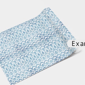 Vector Minimalist Pattern, Blue Color Paste, Patterned, Fine Art Print ...