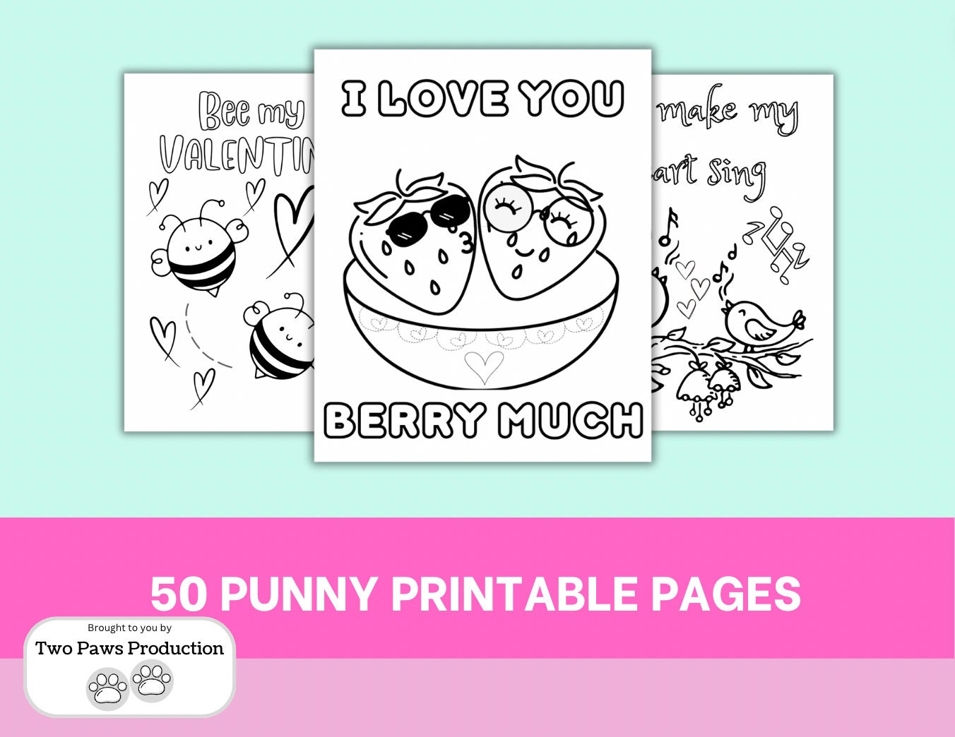 Color Fun Puns to Celebrate Valentine's Day - Etsy