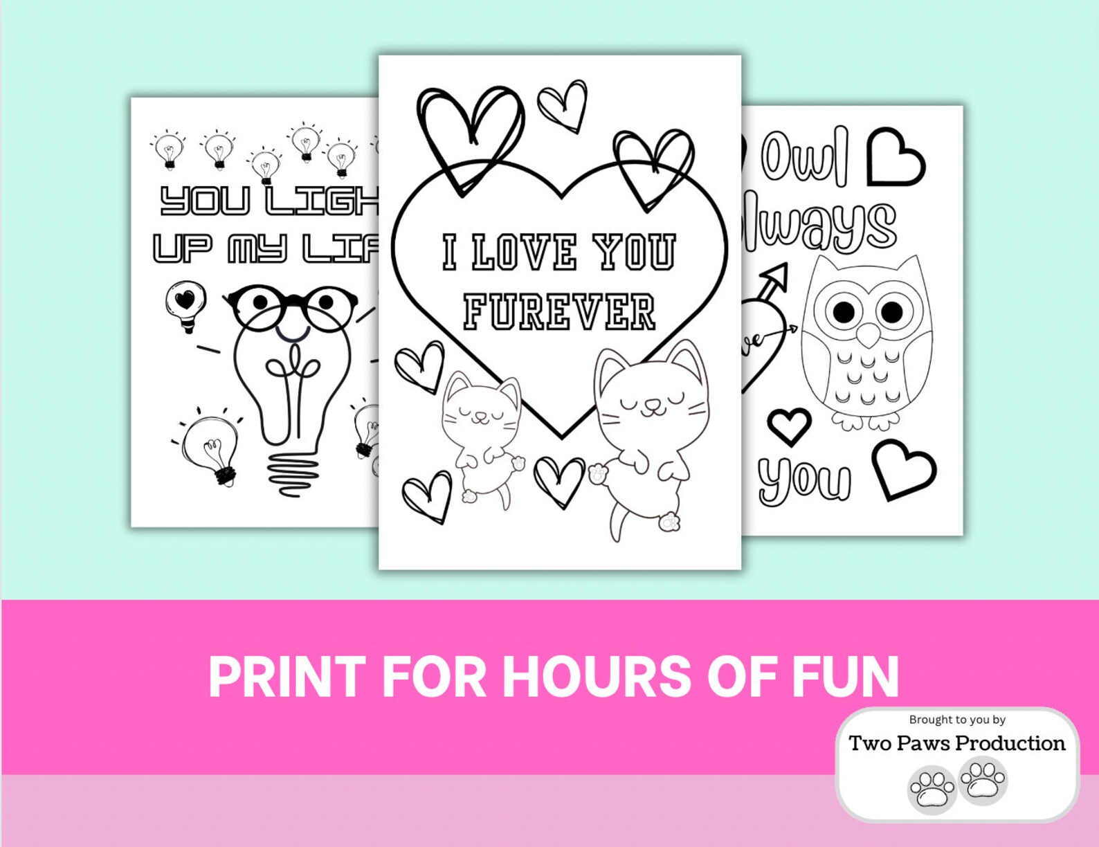 Color Fun Puns to Celebrate Valentine's Day - Etsy