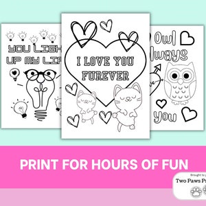 Color Fun Puns to Celebrate Valentine's Day - Etsy