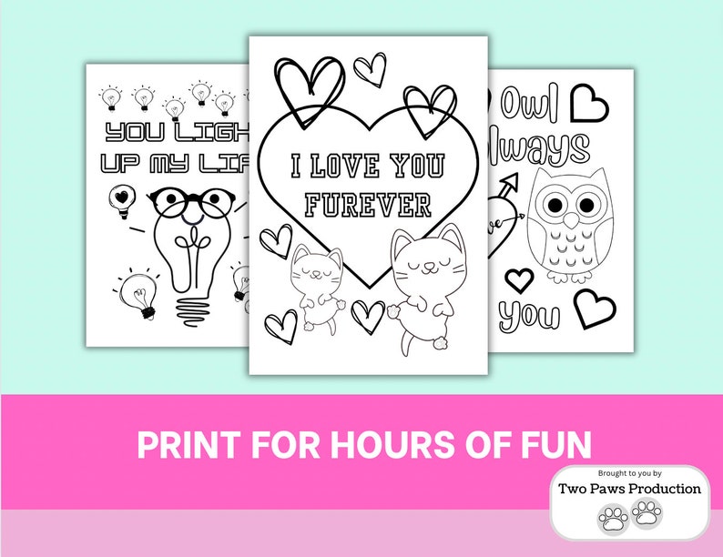 Color Fun Puns to Celebrate Valentine's Day - Etsy