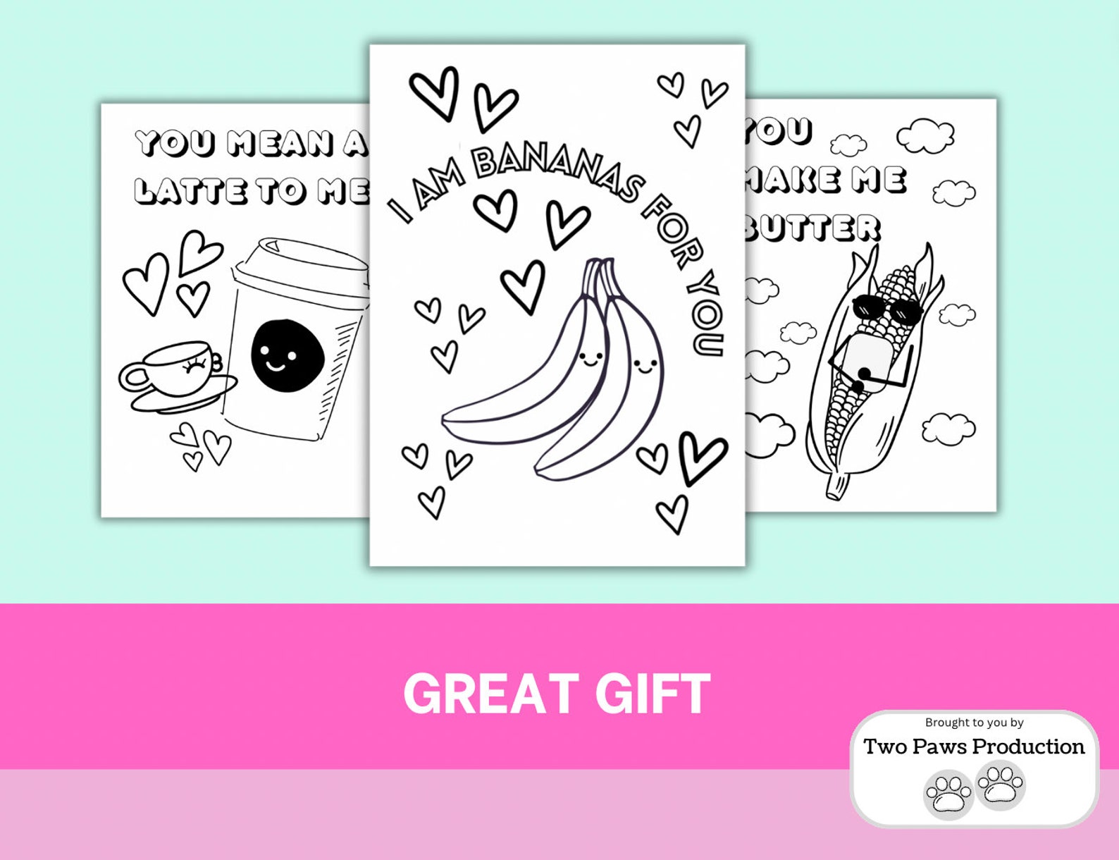 Color Fun Puns to Celebrate Valentine's Day - Etsy