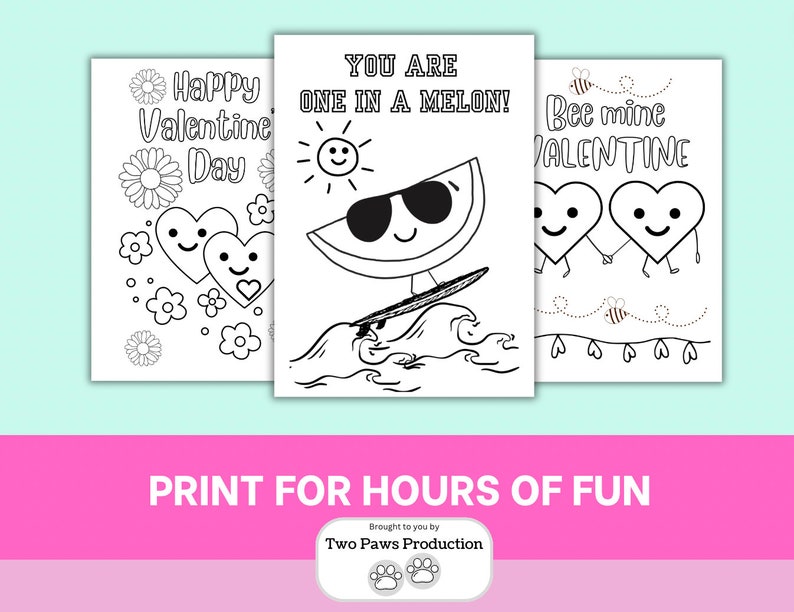 Color Fun Puns to Celebrate Valentine's Day - Etsy