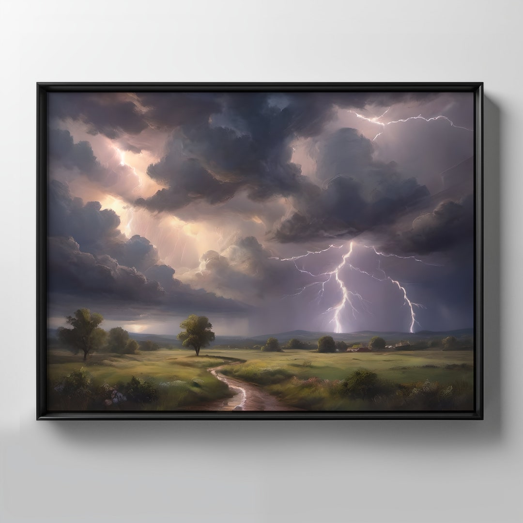 Spring Storm Digital Download Printable, Tranquil Storm TV Frame ...