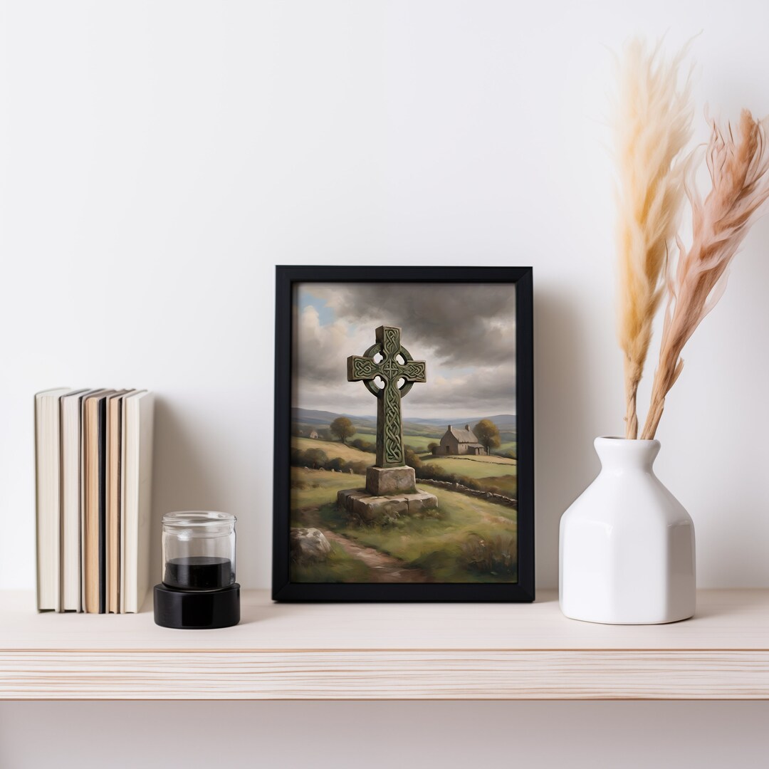 Whispering Winds Cross Digital Download Printable, Rustic Celtic Cross ...