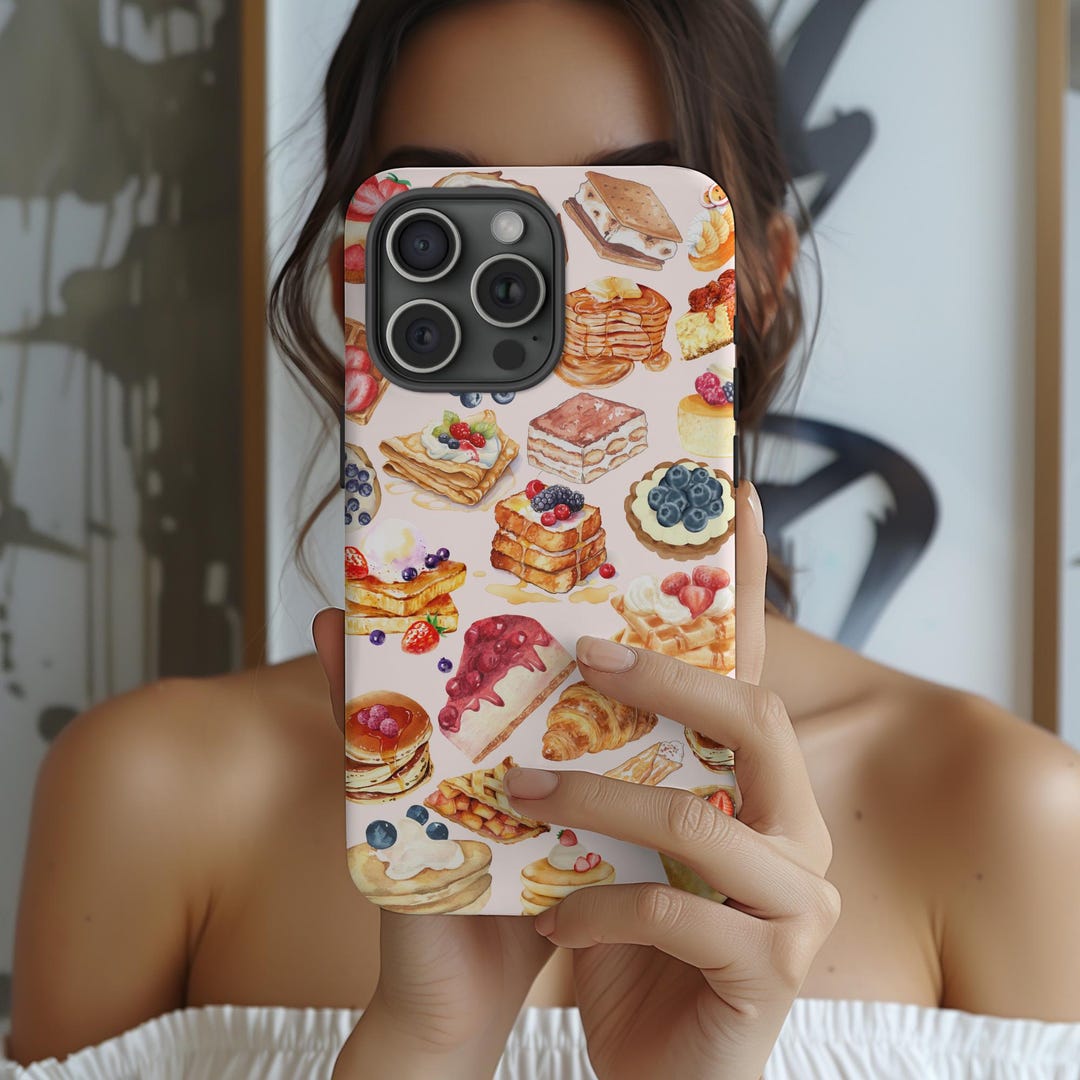 Food Phone Case Cute Collage Phone Cover Girly iPhone Case iPhone 15 ...