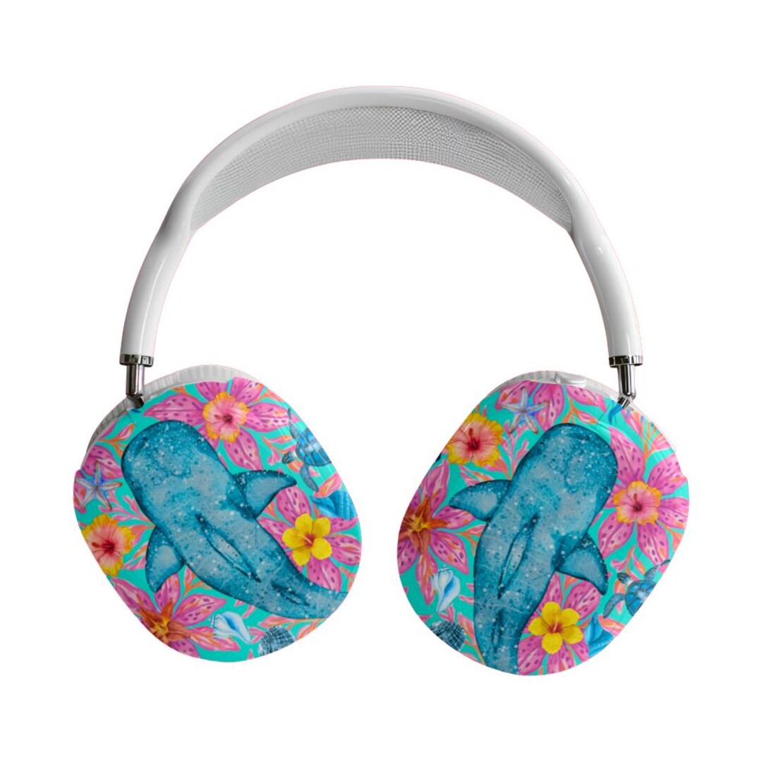 Whale Shark AirPod Max Case: Hibiscus Ocean Design - Etsy