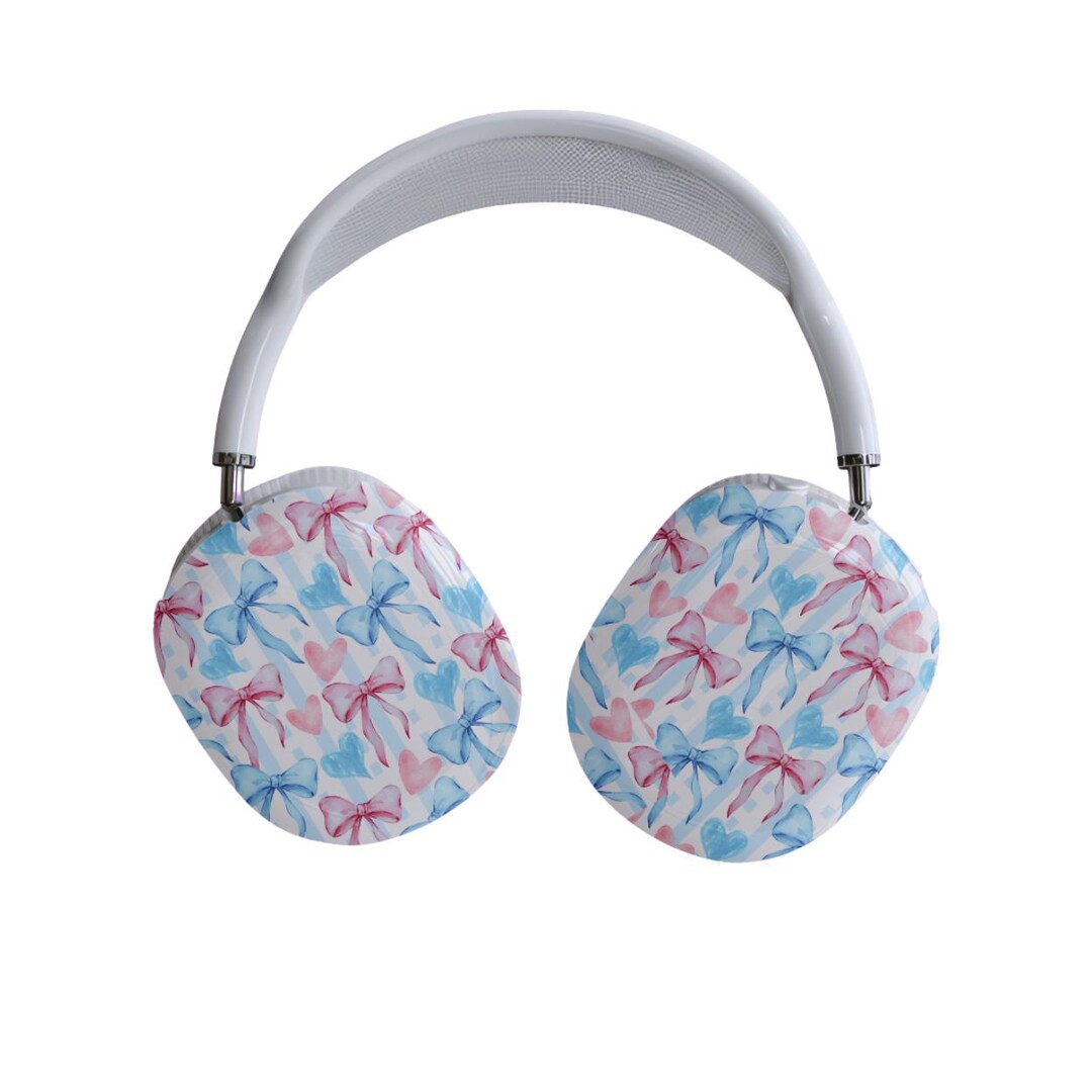 Bow AirPod Max Case: Preppy Striped Headphones Cover - Etsy
