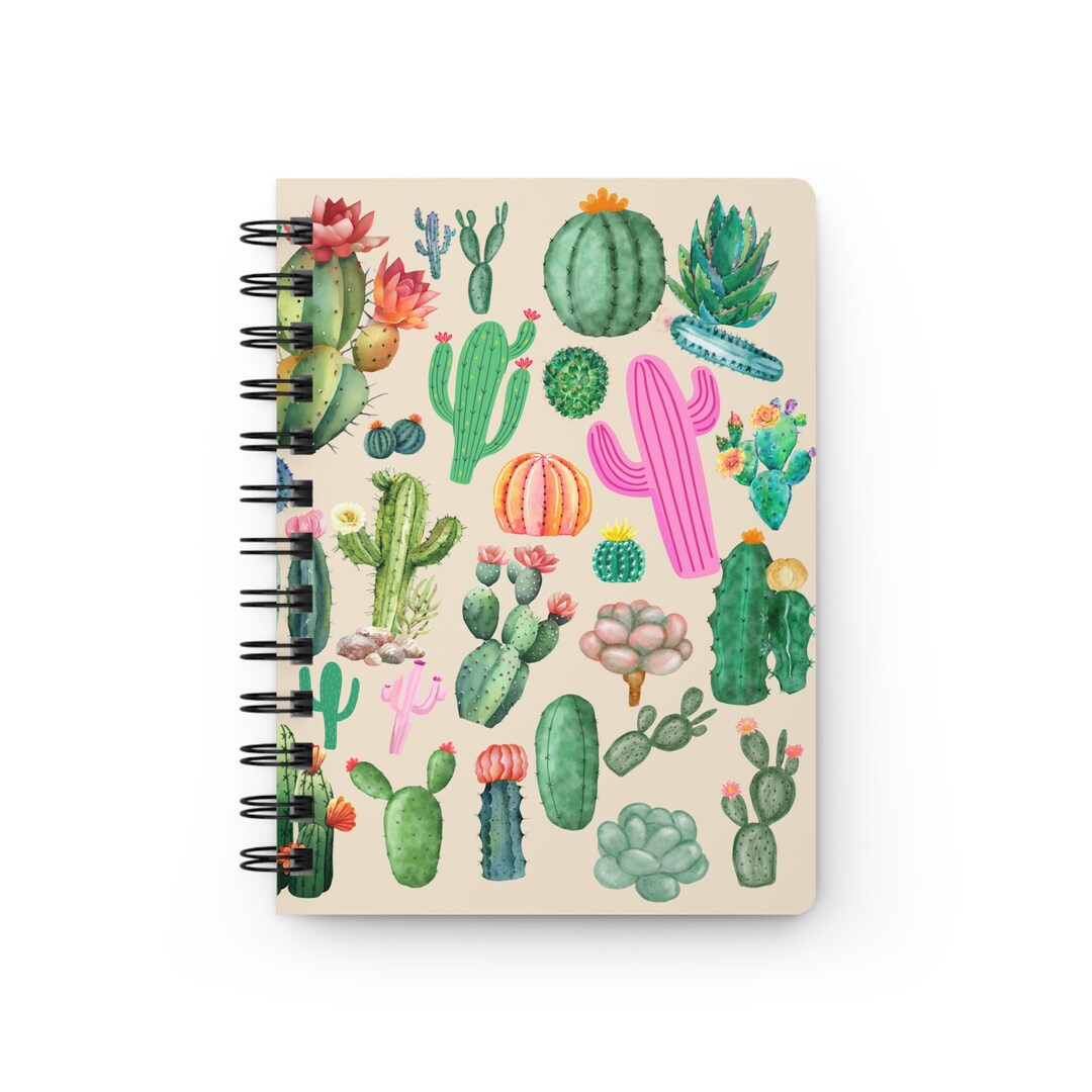 Cactus Notebook,cute Cactus Notebook,succulent Notebook,cactus Journal ...
