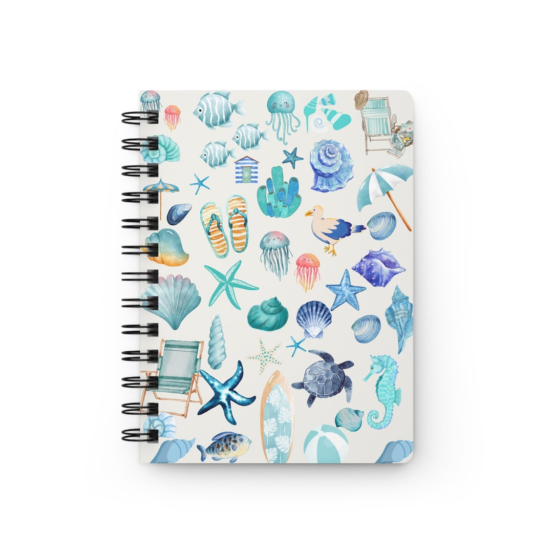 Ocean Themed Notebook,summer Notebook,summer Journal,beach Notebook ...