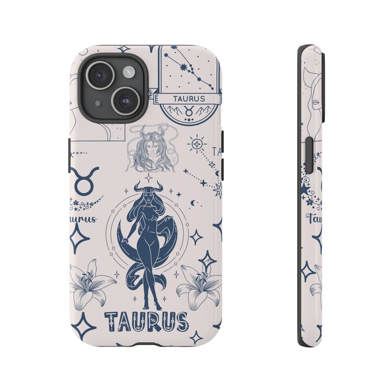 Taurus Zodiac Phone Case Taurus Gift Astrology Gift for Friend Taurus ...