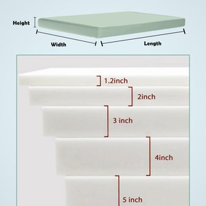 Bench Cushion Custom Size Cushion Window Seat Cushion for Indoor Warm ...