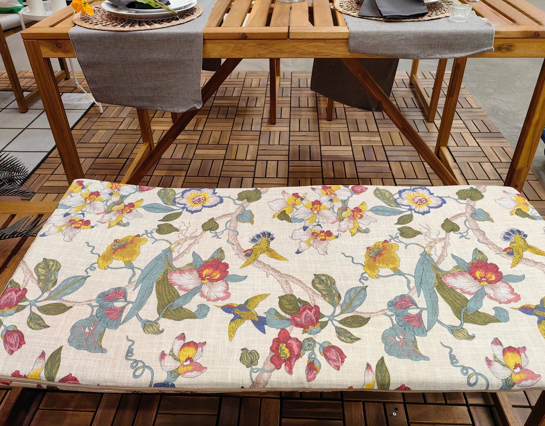 Custom Bench Cushion With Insert High-density Foam Window Seat Cushion ...