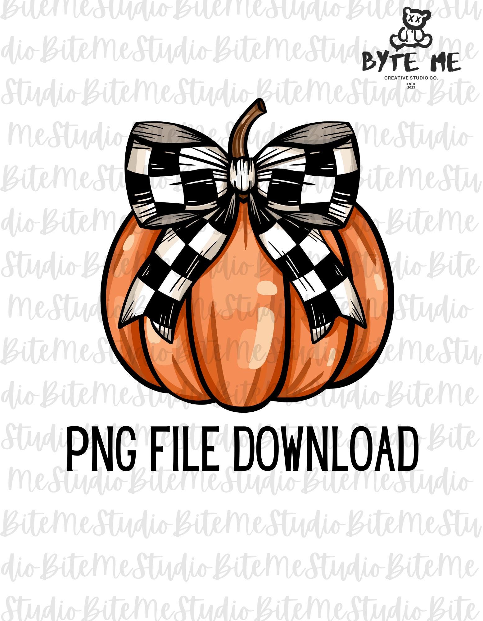 Coquette Pumpkin Png, Bow Pumpkin Png, Pumpkin Png, Pumpkin Clipart ...
