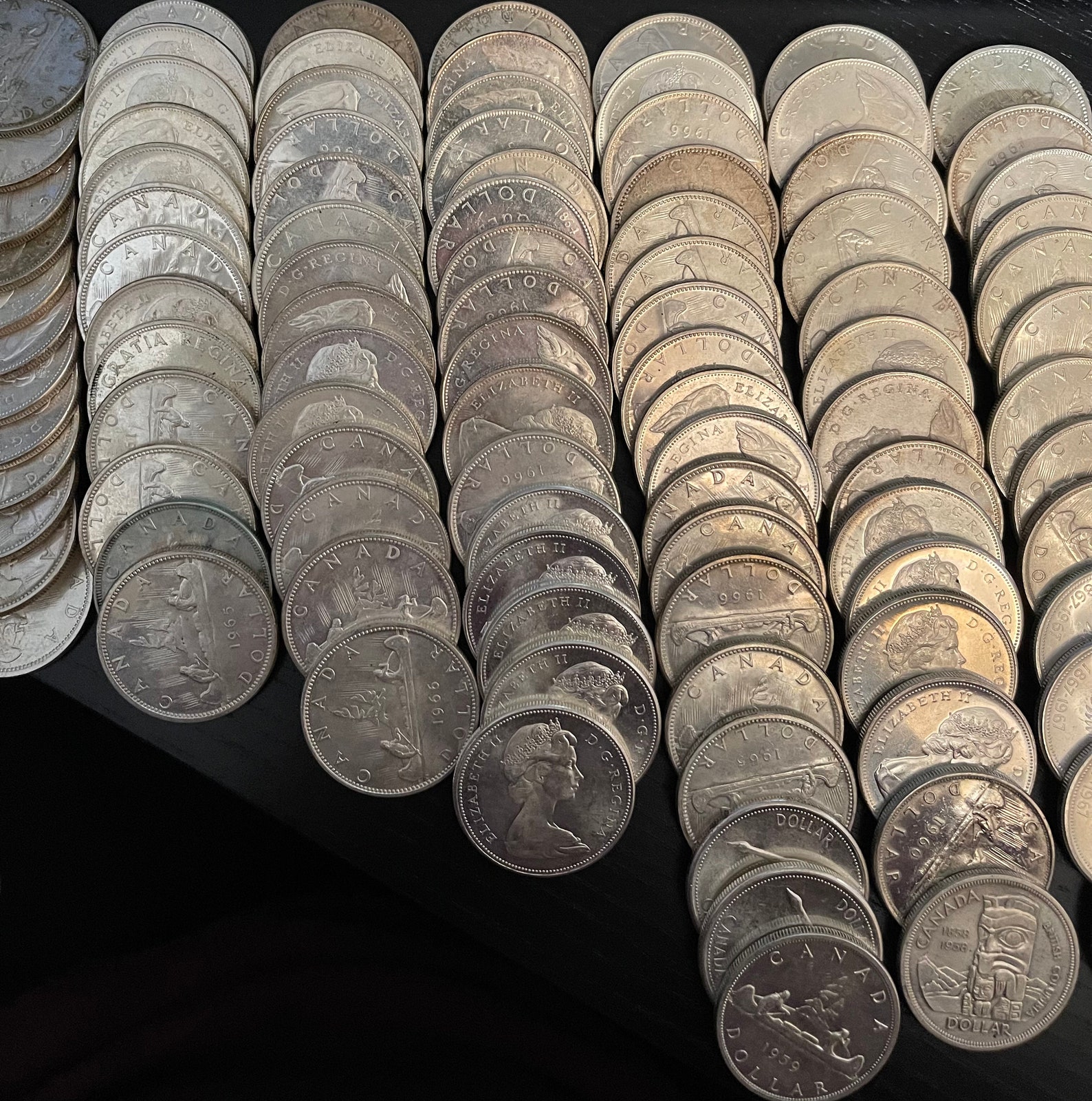 Authentic Canadian Silver Dollar Coins (one Year per Purchase) - Etsy ...