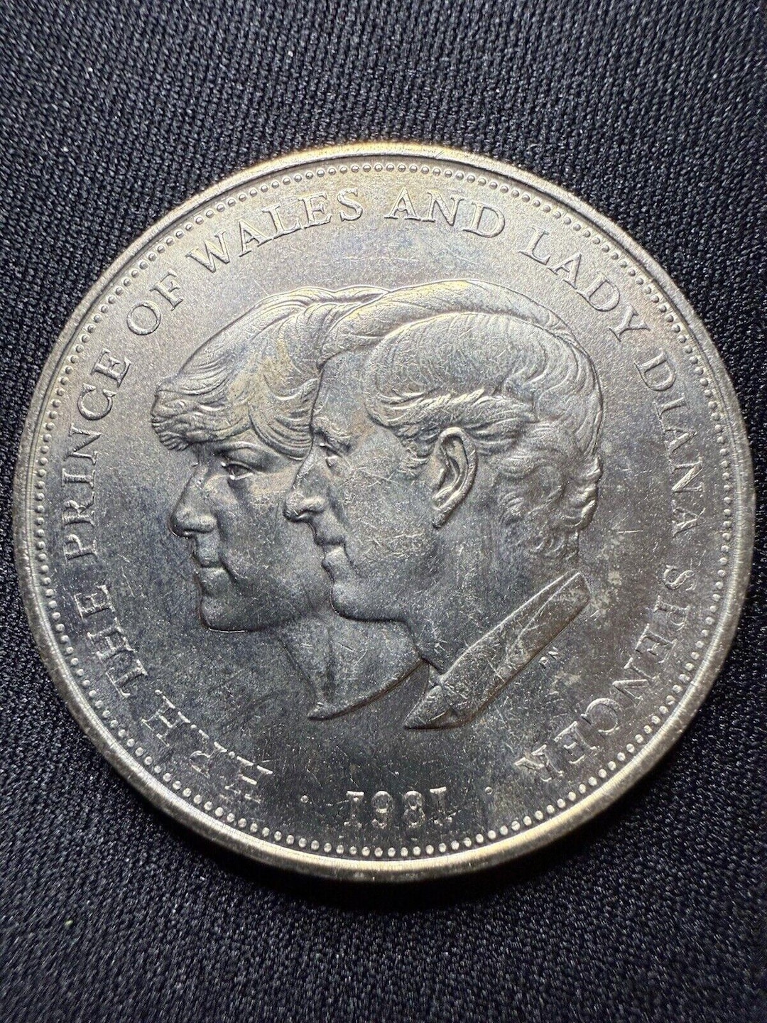 Authentic 1981 Canada Prince of Wales & Lady Diana Commemorative Coin ...