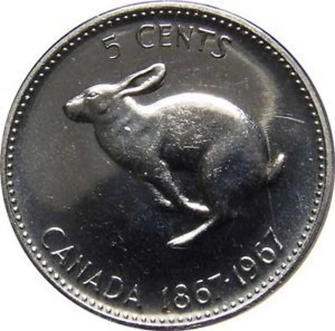 1967 Canada 5 Cent Coin Sealed Uncirculated (one Coin per Purchase) - Etsy