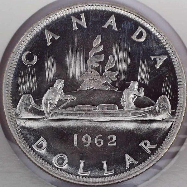 Canadian Silver Dollar Coin - Etsy Canada