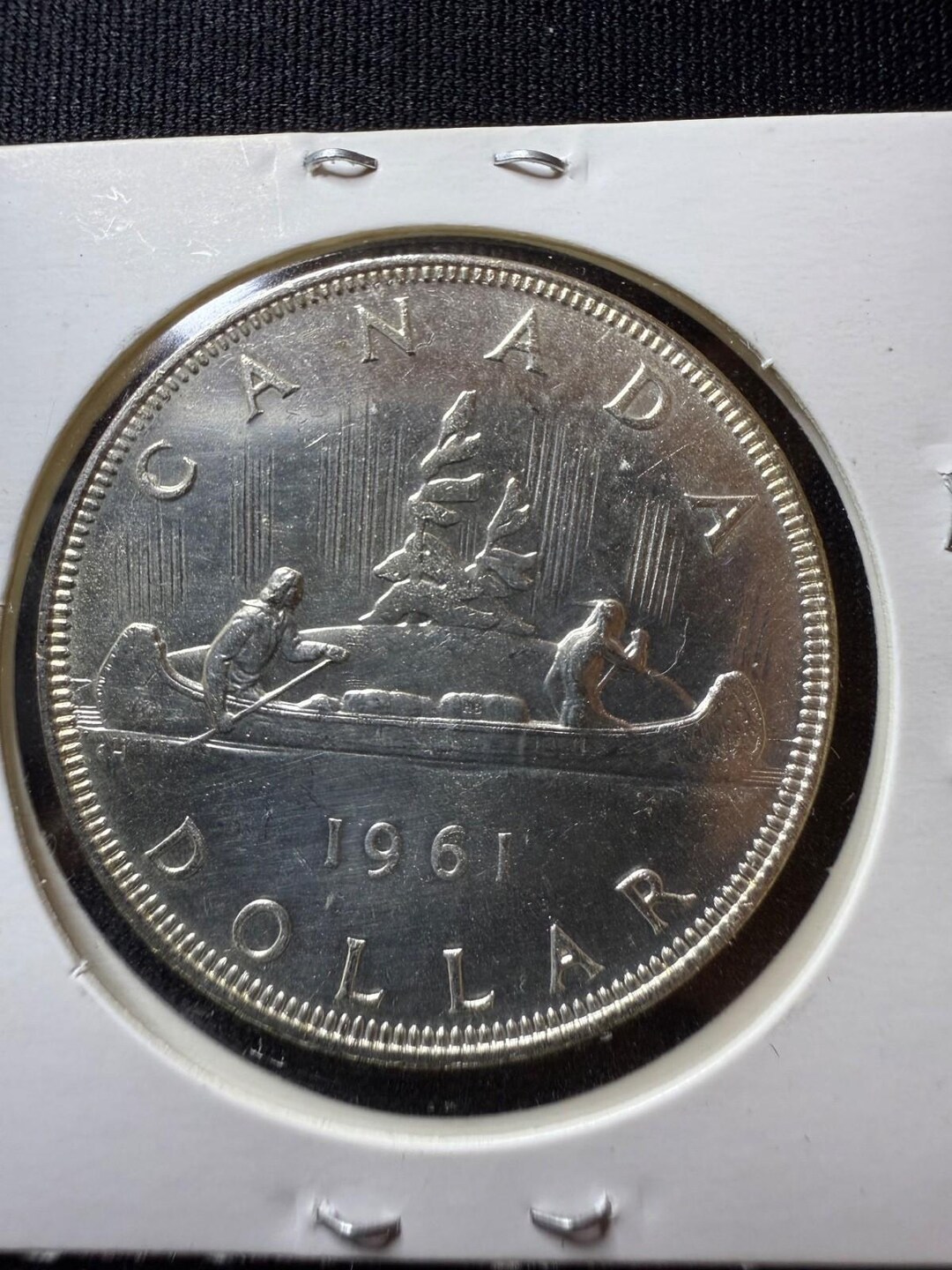 Authentic 1961 Canada Silver Dollar Coin - Etsy Canada