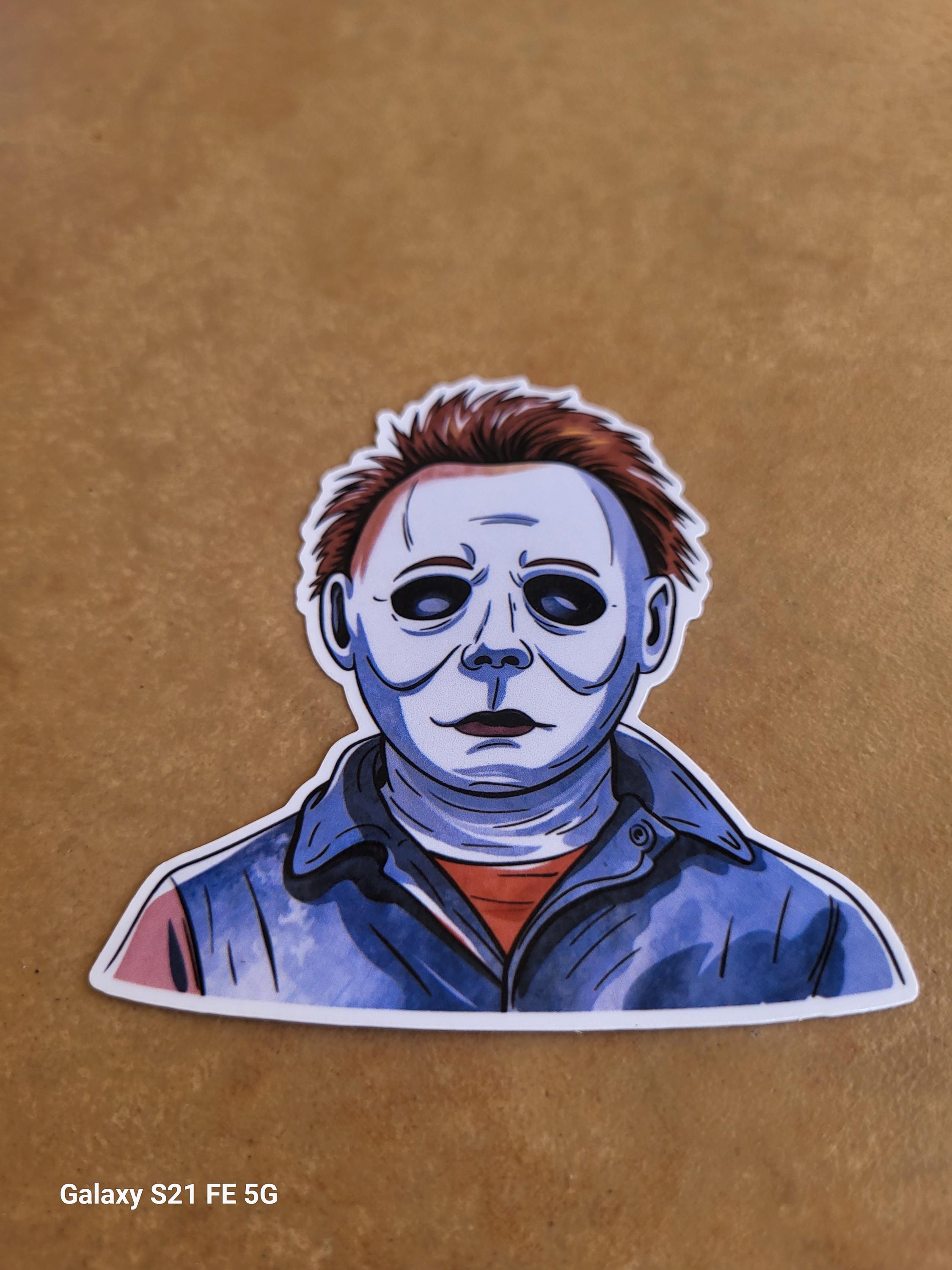 Michael Myers Sticker High-quality Waterproof & Laminated Vinyl Sticker ...