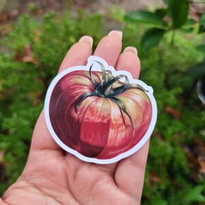 Heirloom Tomato Vinyl Sticker - Vivid Color, Waterproof, Laminated ...
