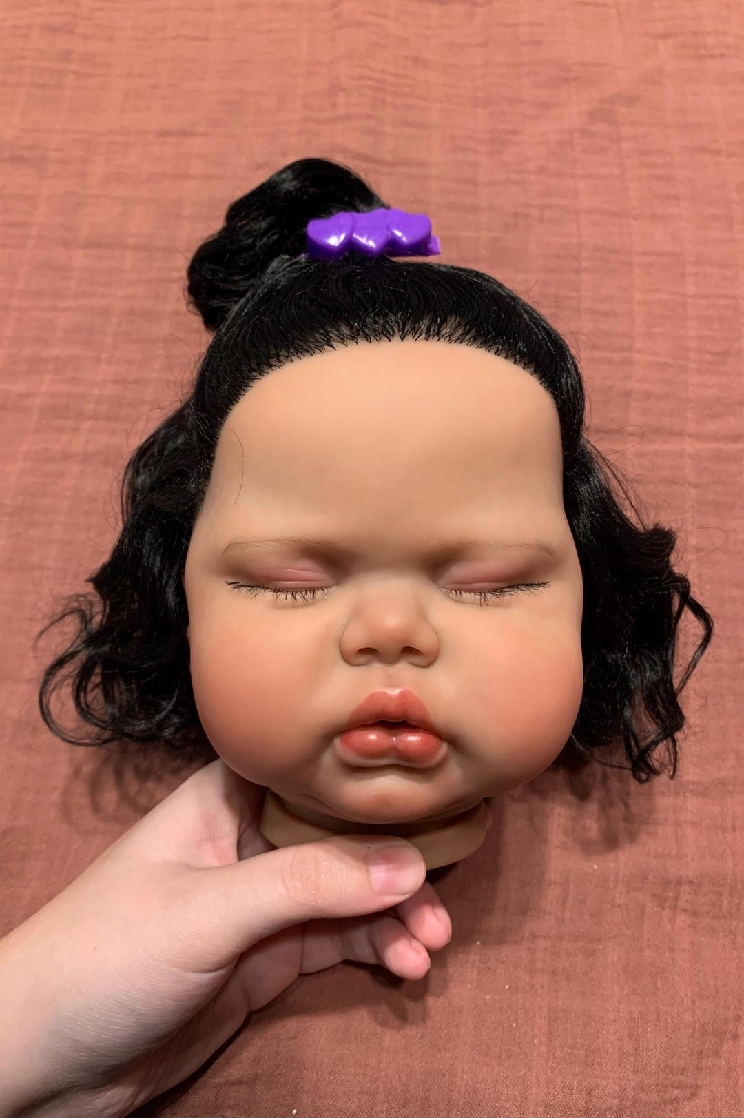 Custom Darker Skin Reborn Baby “pickle” by Nikki Johnston With Rooted ...