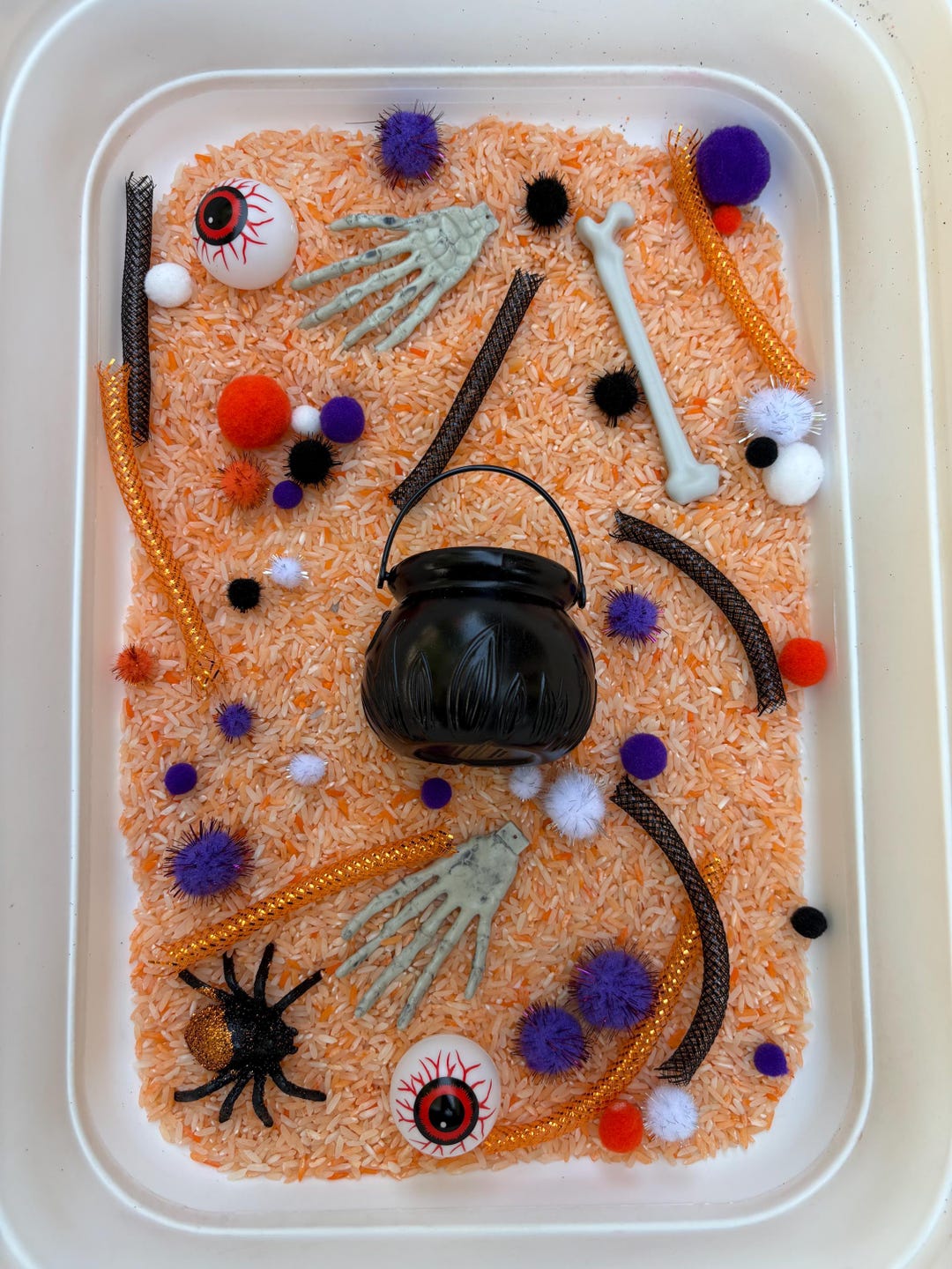 Sensory Play Kit, Spooky Halloween Sensory Bin, Pour and Play - Etsy