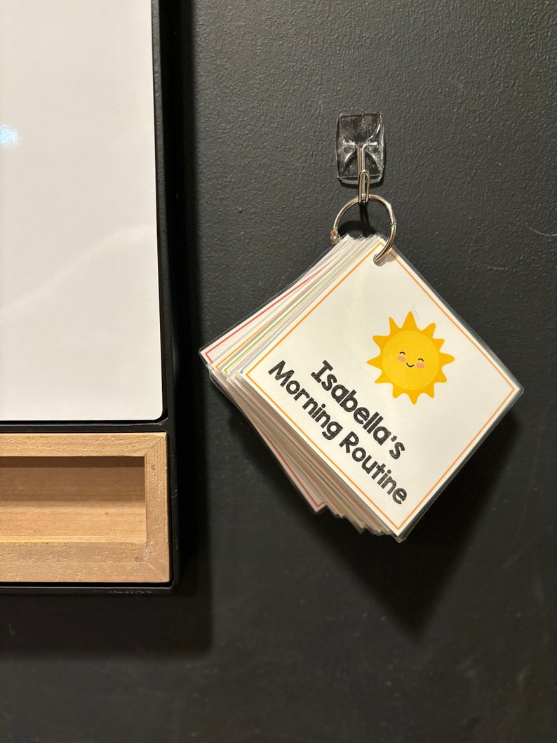 Morning Routine Ring Cards - Etsy